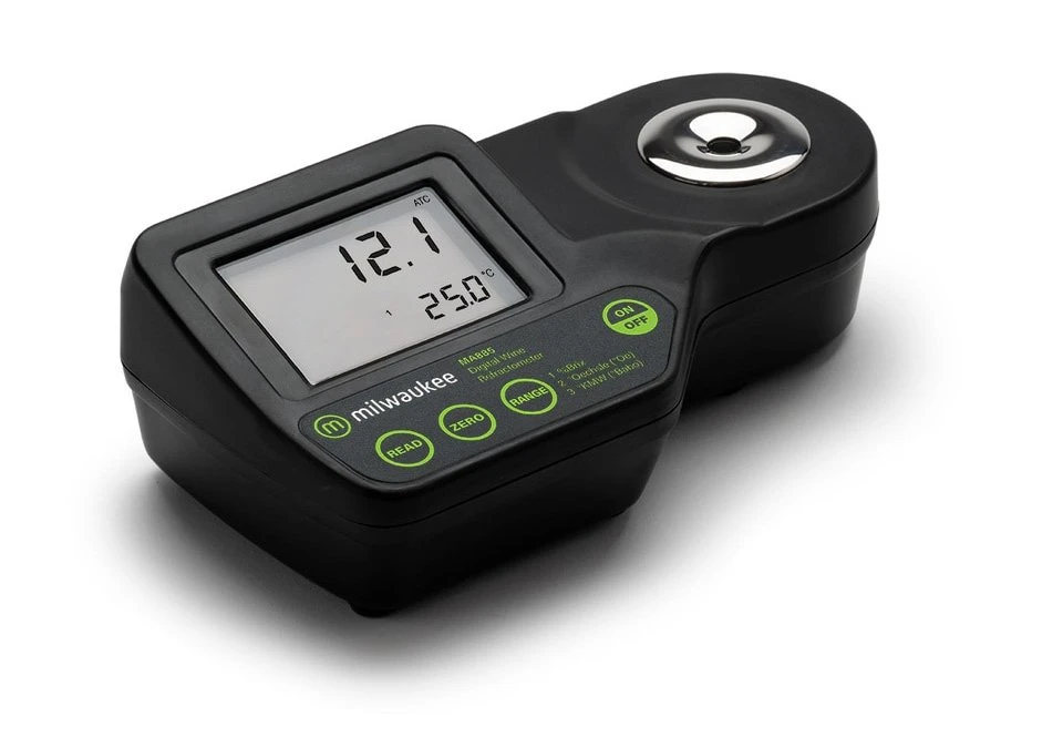 Milwaukee MA885 Digital Brix/Oechsle/KMW Refractometer with ATC ...